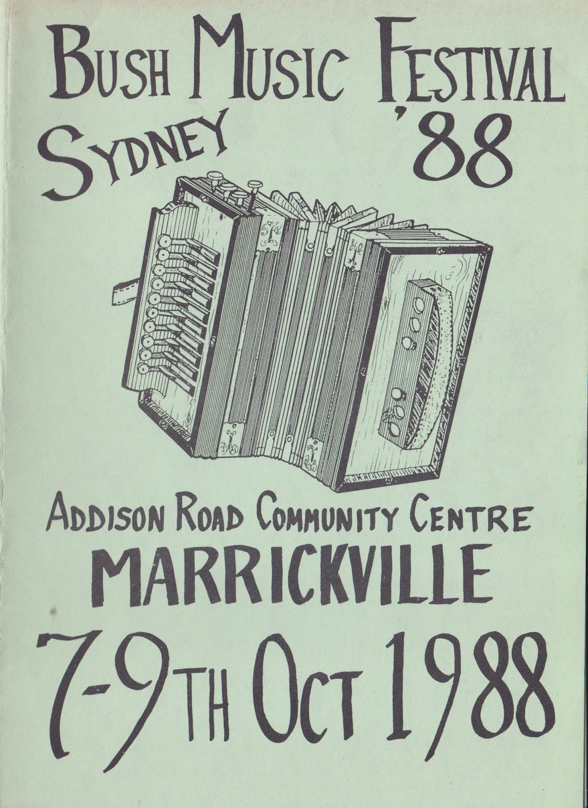 The Bush Music Club: From the Archives - 1988 Bush Music Festival ...