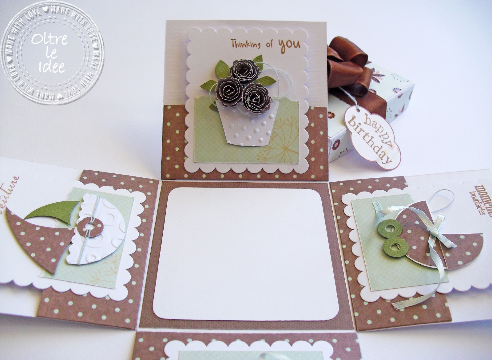 Explosion box card - Oltre le idee