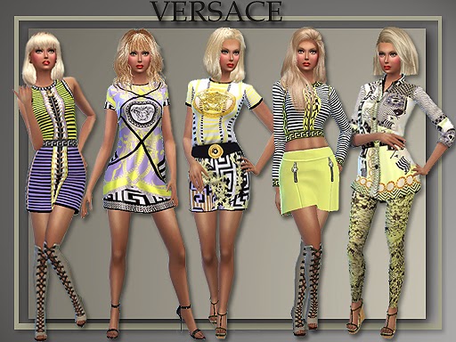 My Sims 4 Blog: Versace Spring 2015 for Teen - Elder Females by Judie