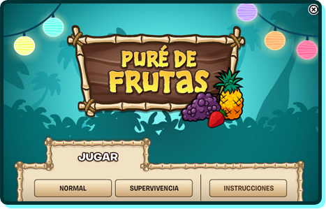 El juego consiste en aplastar las frutas correctas (las resaltadas con ...