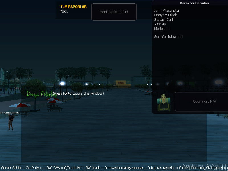 Hazır Büyük Roleplay Paketi #4 - Multi Theft Auto