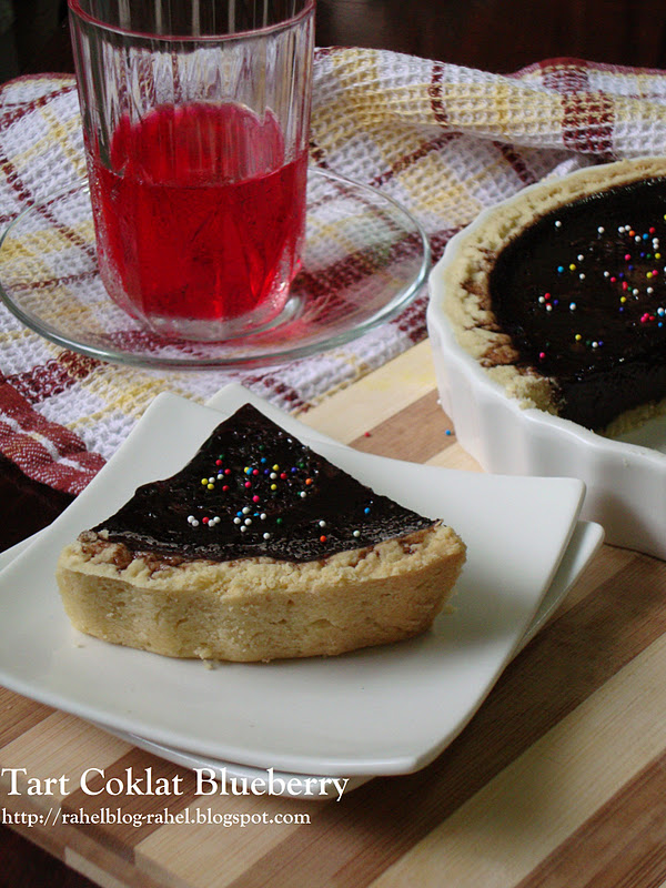 Rahel Blogspot: Tart Coklat Blueberry