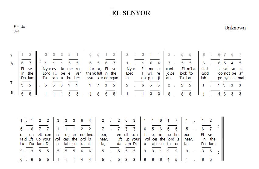 Rohani Kristen: El Senyor