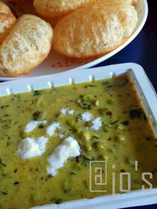 Jo's culinary journey: Shahi Methi-Matar