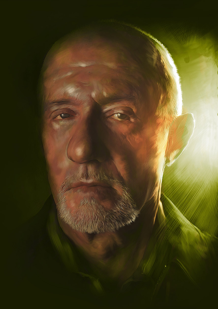 The Geeky Nerfherder: Cool Art: 'Breaking Bad' Portraits by Richard Davies