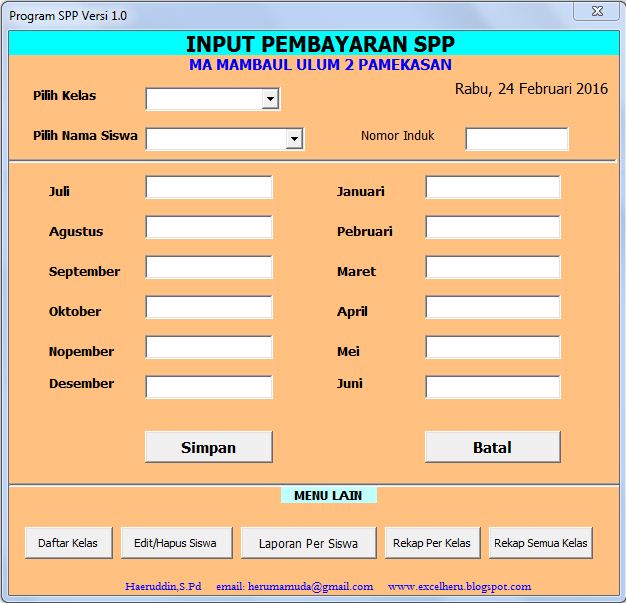 Aplikasi Pengelolaan Pembayaran SPP Sekolah Gratis - 14 foldersoal