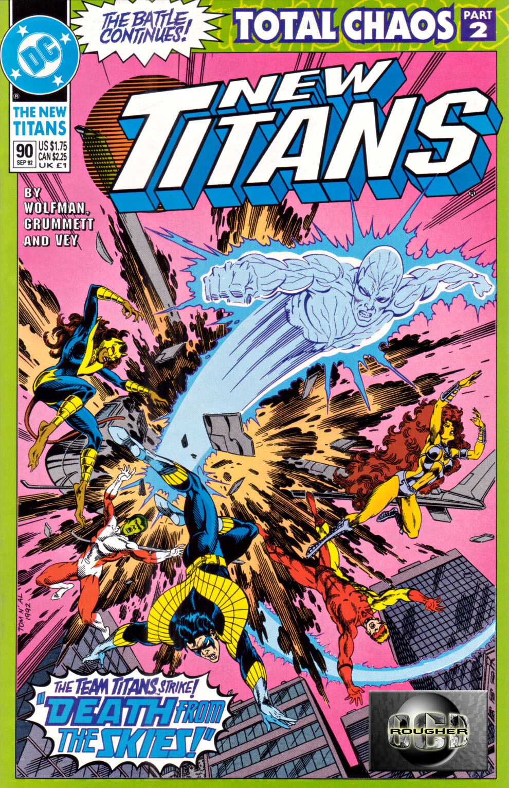 Read online The New Titans (1988) comic - Issue #90