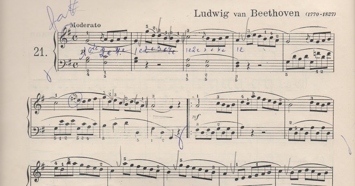 notasdivinais: SONATINA IN SOL BEETHOVEN