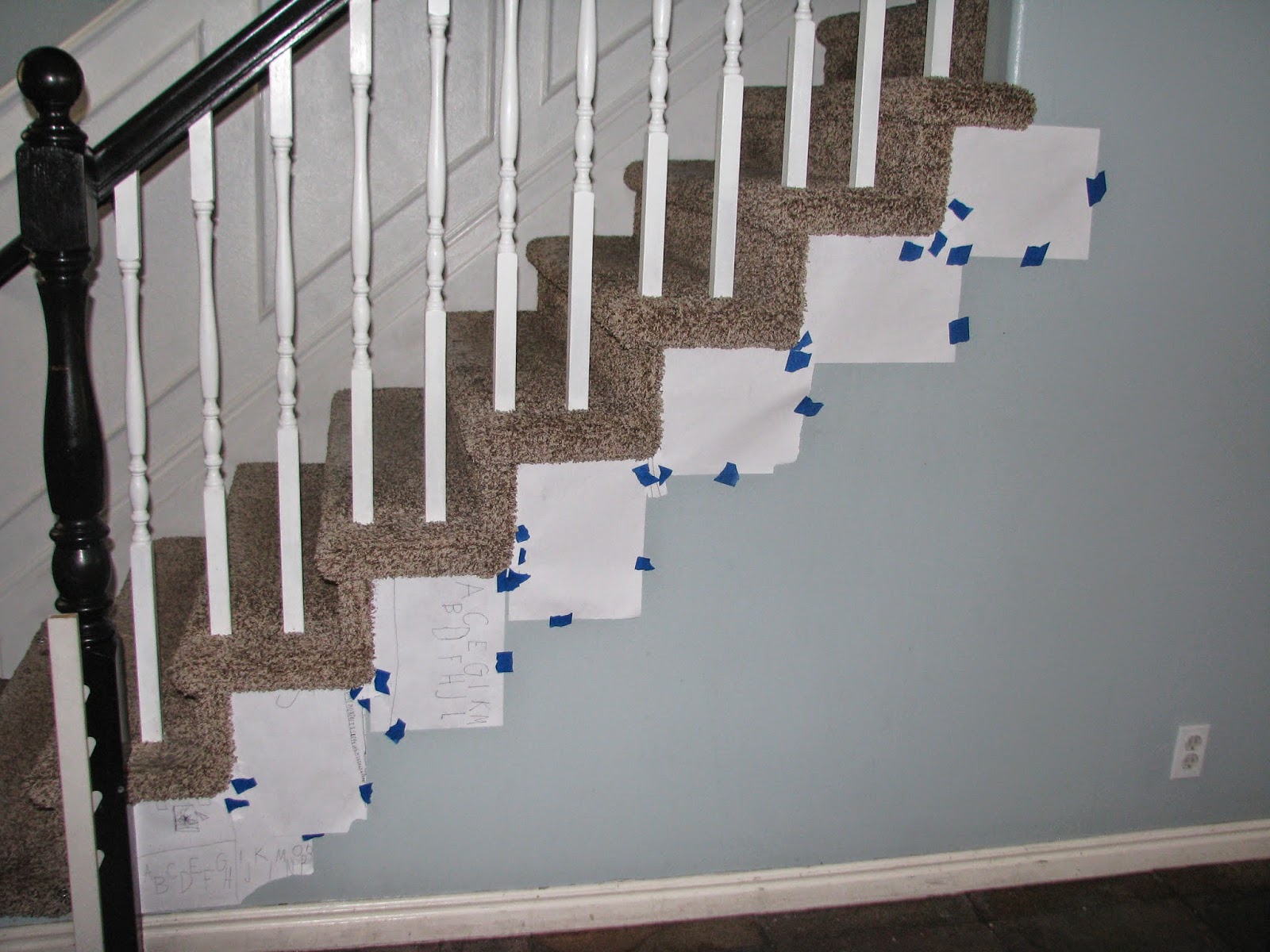 My So-Called DIY Blog: Square Wainscotting Tunnel Below Stairs