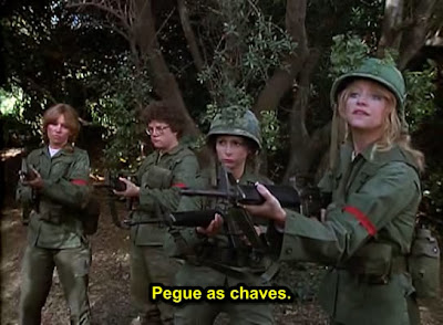 TELA DE CINEMA: A RECRUTA BENJAMIN (LEGENDADO) - 1980