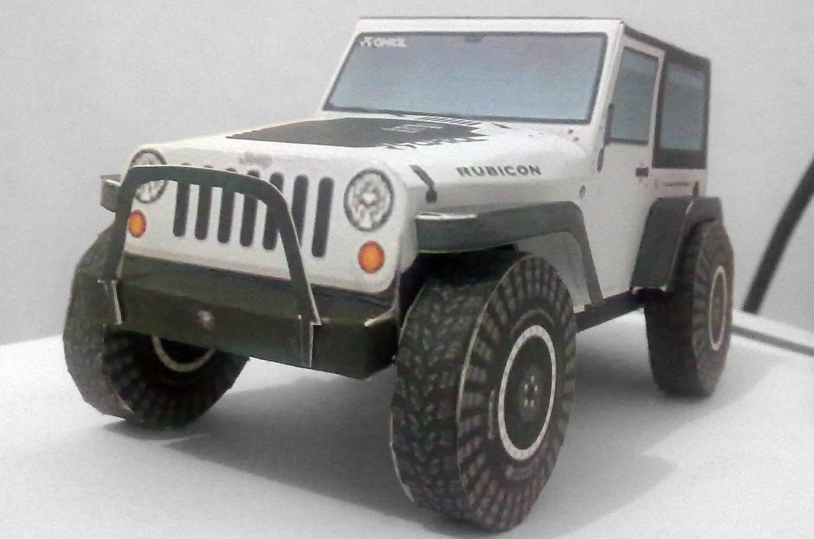 headache: 2012 wrangler rubicon jeep paper craft