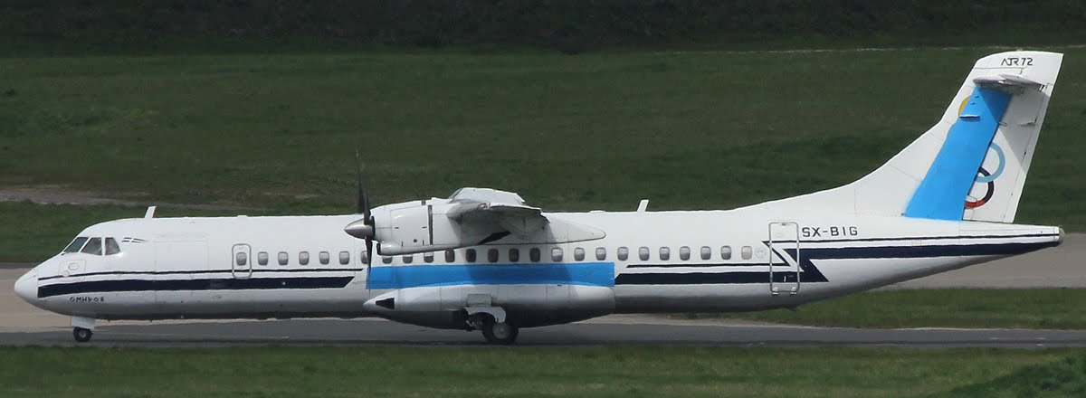 Birmingham Airport Photo Blog: Monday 30 April 2012 - ATR 72 SX-BIG ...