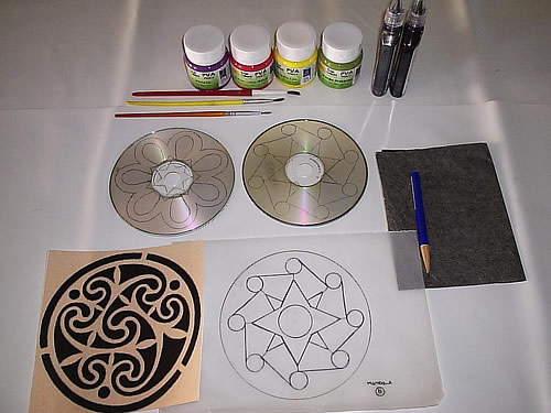 Crea tu mandala con un cd ~ lodijoella