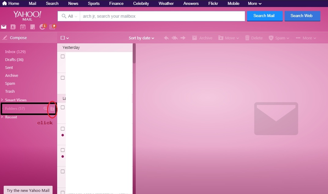 ORGANIZING YOUR YAHOO EMAIL