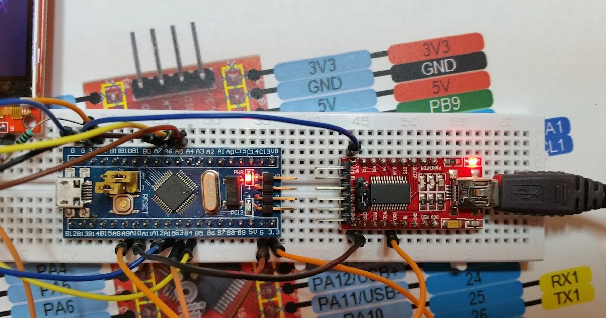 THD Arduino Projekte: Mein ersten STM32 Projekt (Blue Pill Board STM32F103C8T6)