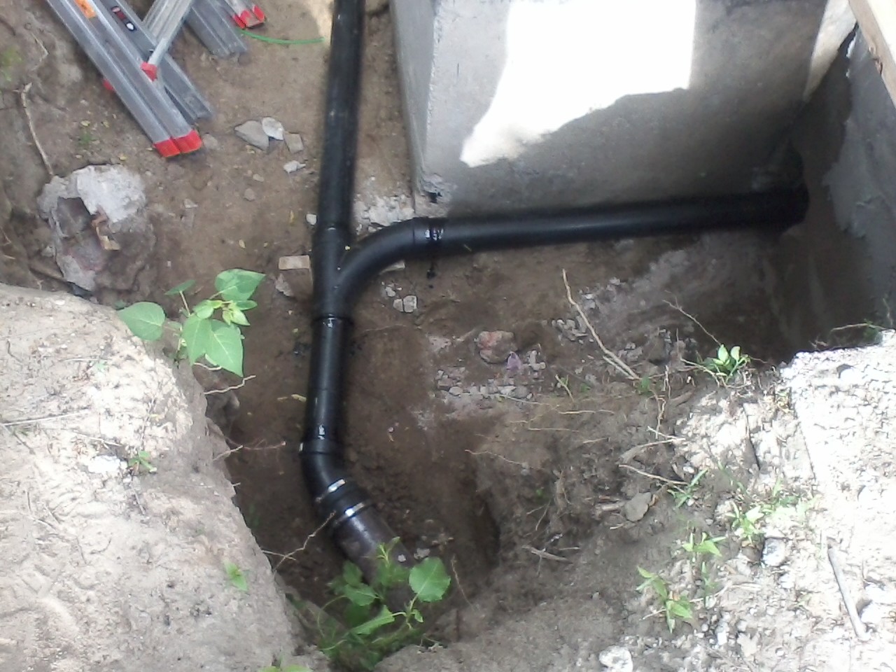 My Carpentry Projects: Sewer line replacement
