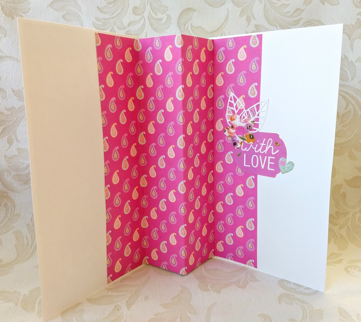 A Passion For Cards: Origami dress card - Trimcraft "Forever Free ...