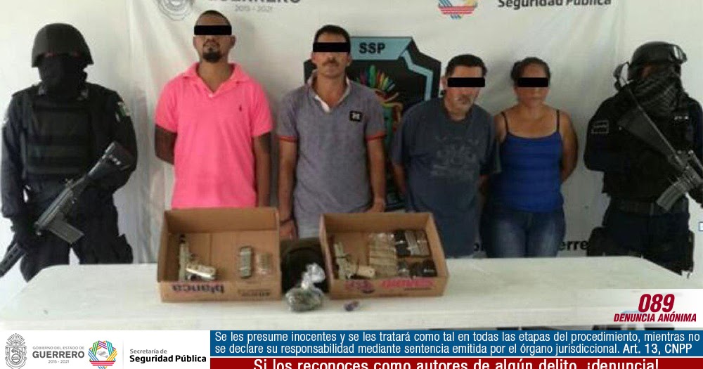 GCP: ASEGURAN POLICÍA ESTATAL Y EJÉRCITO EN IGUALA A CUATRO PERSONAS EN POSESIÓN DE ARMAMENTO DE ...