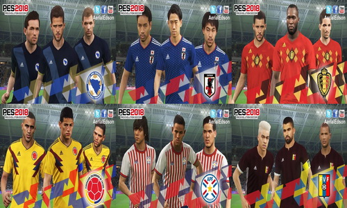 PES 2018 National Team Kits by Arialedson - PESBO
