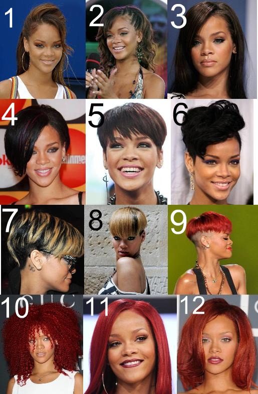 Agnes Beauty Corner: Rihanna's hairstyles through the years: Which one ...