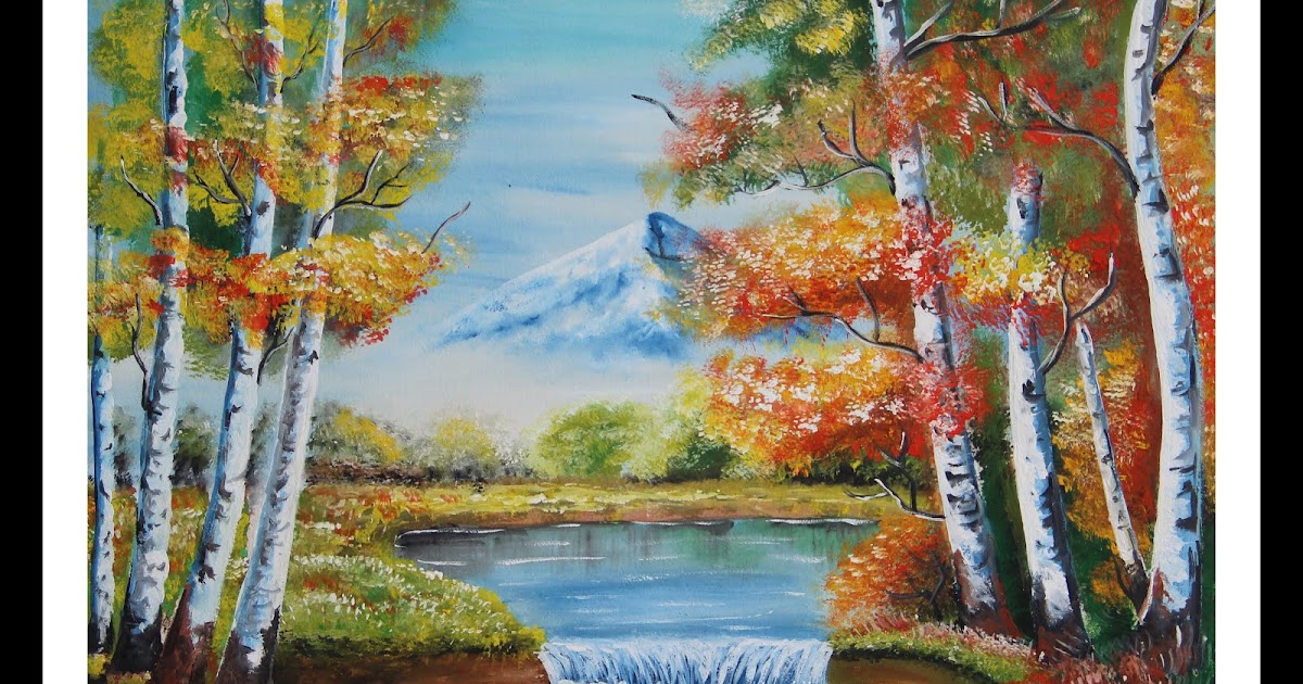 Colors Of Life: Landscape with poster color