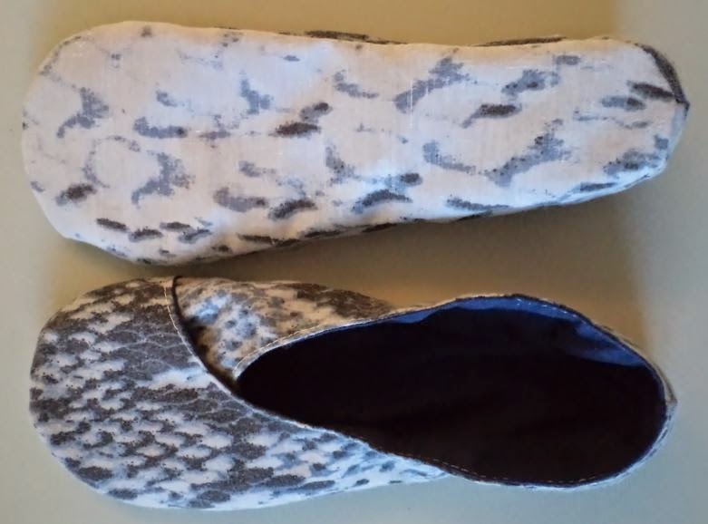 eSheep Designs: Making a Pair of (Muslin) Kimono Slippers