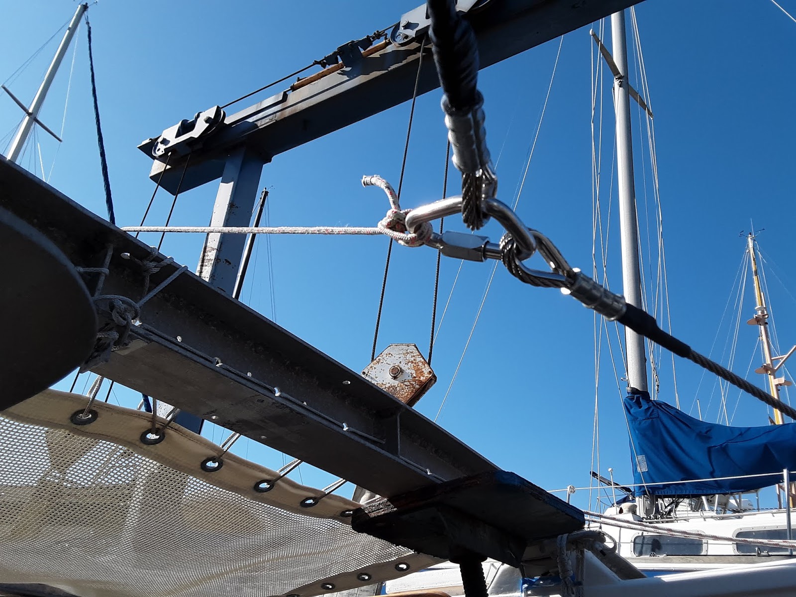 Wharram Tiki 21 "Little Cat": New Rig #1 Starting From the Bridle