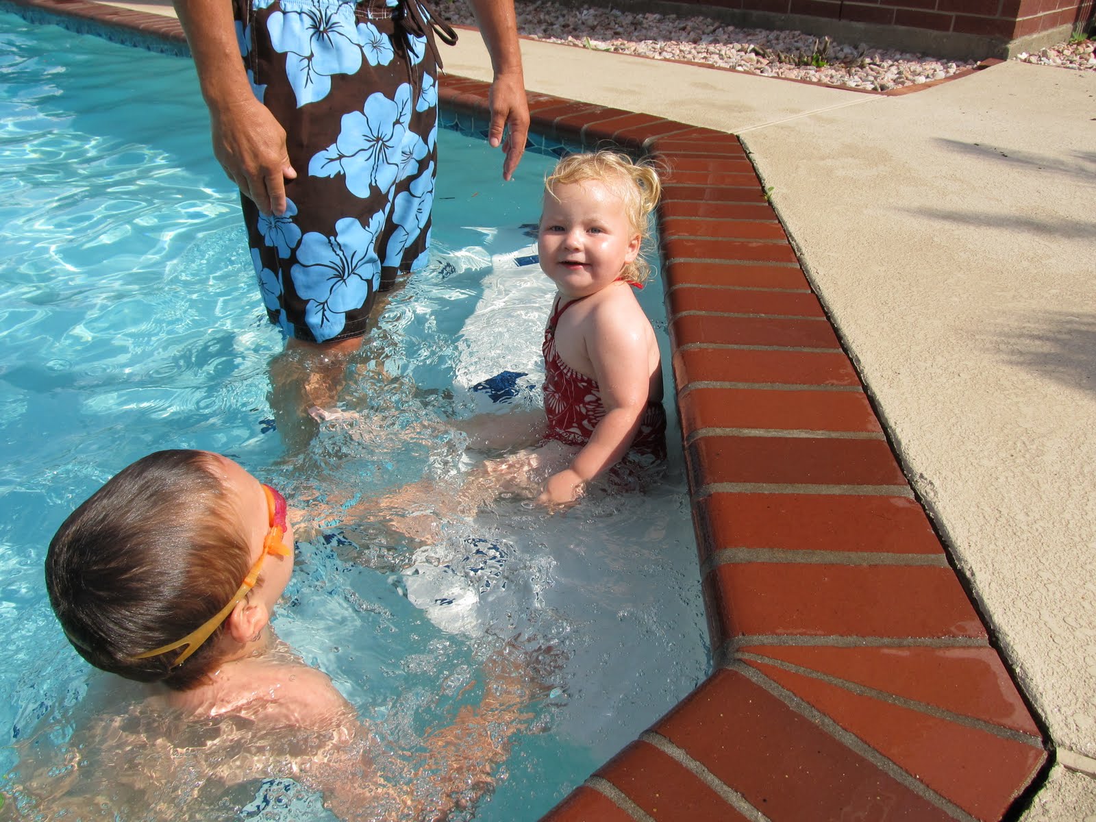 Courtright Family: First Swim of the Season