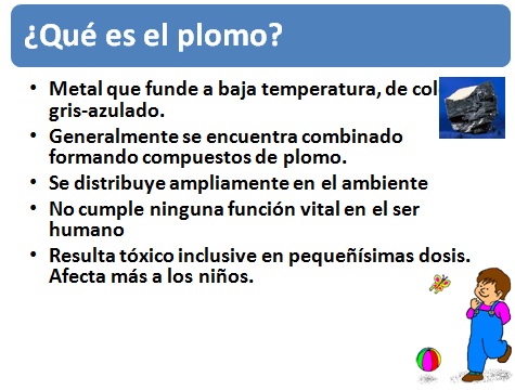 Plomo que es y como cuidarnos