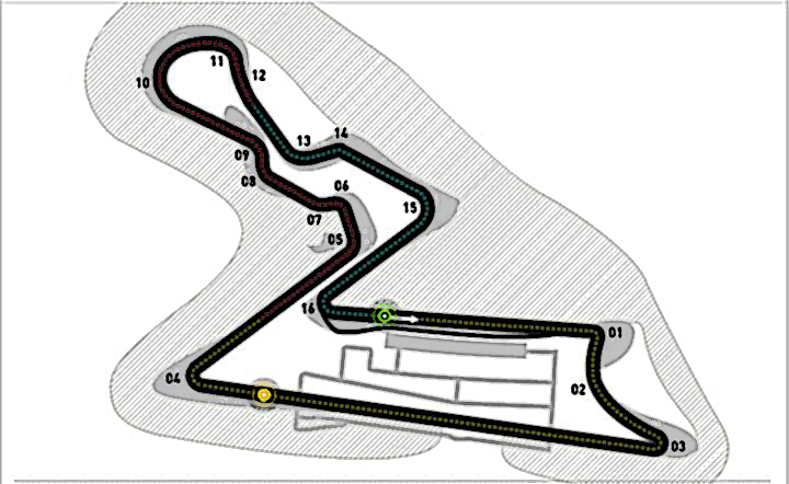 Formula 1 India: 2011 Formula 1 Grand Prix of India Circuit Diagram