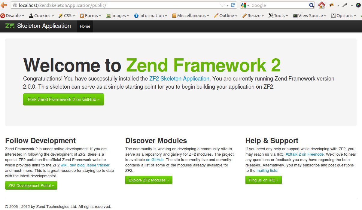 Simpla Note Zend Framework 2 Instalation And Make A Module