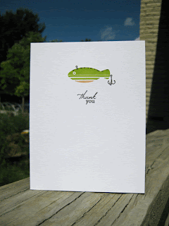 Dawntastic: Fish More Thank You Note Set