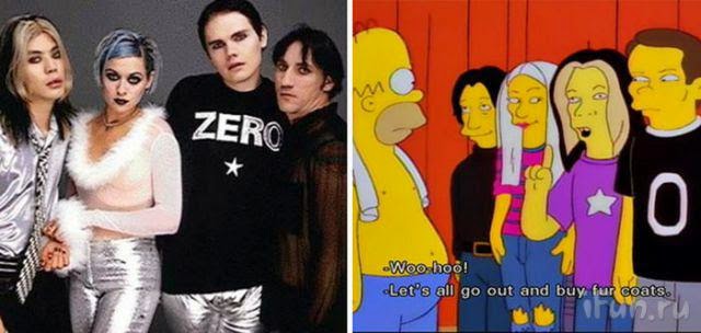 músicos que aparecieron en los simpson