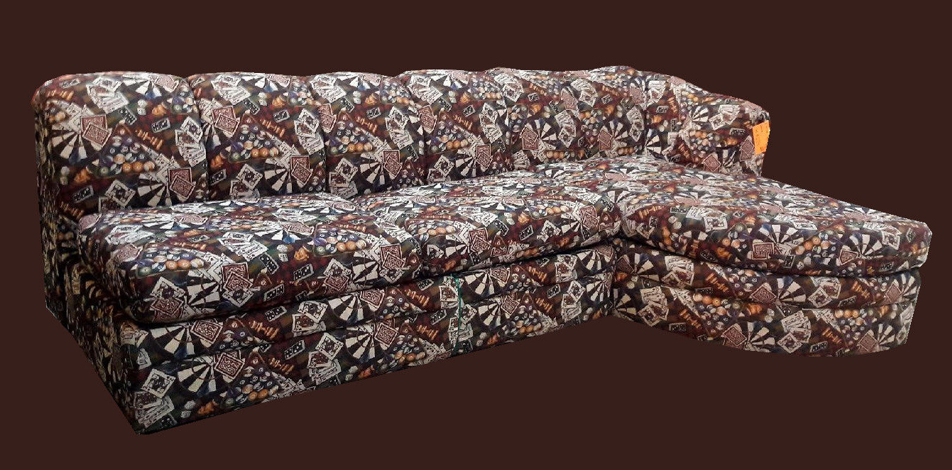 Uhuru Furniture & Collectibles: 2-pc Game Room Theme Sleeper Sectional ...