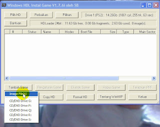 Cara Isi Games PS2 Hardisk Internal, PS2 Fat ataupun Slim - RMB