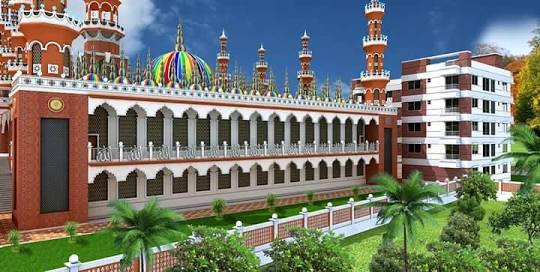 SOBUJ BANGLA: Guinness World Records has space 201 domed mosque in Tangail