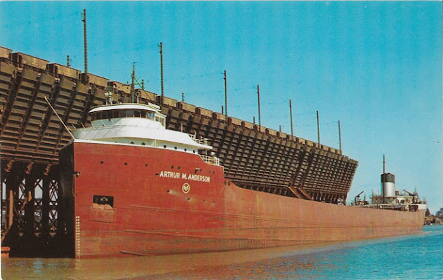 *Postcard Gems: Arthur M. Anderson Freighter