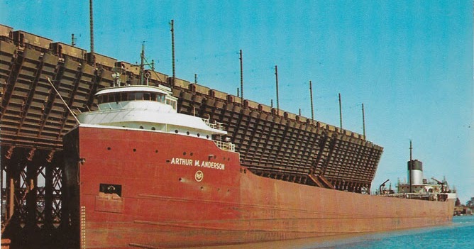 *Postcard Gems: Arthur M. Anderson Freighter