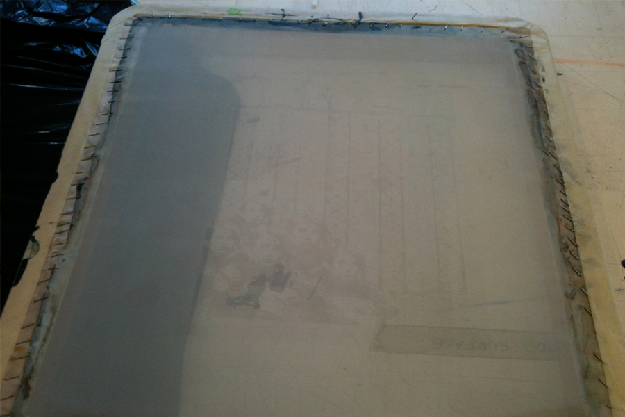 7ahira: Silk Screen Process