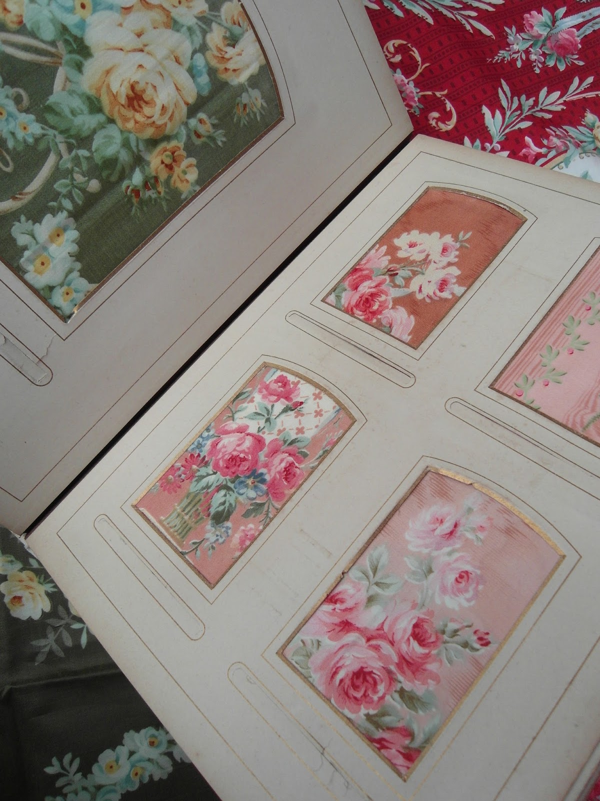 Niki Fretwell: Antique Fabric Sample Book