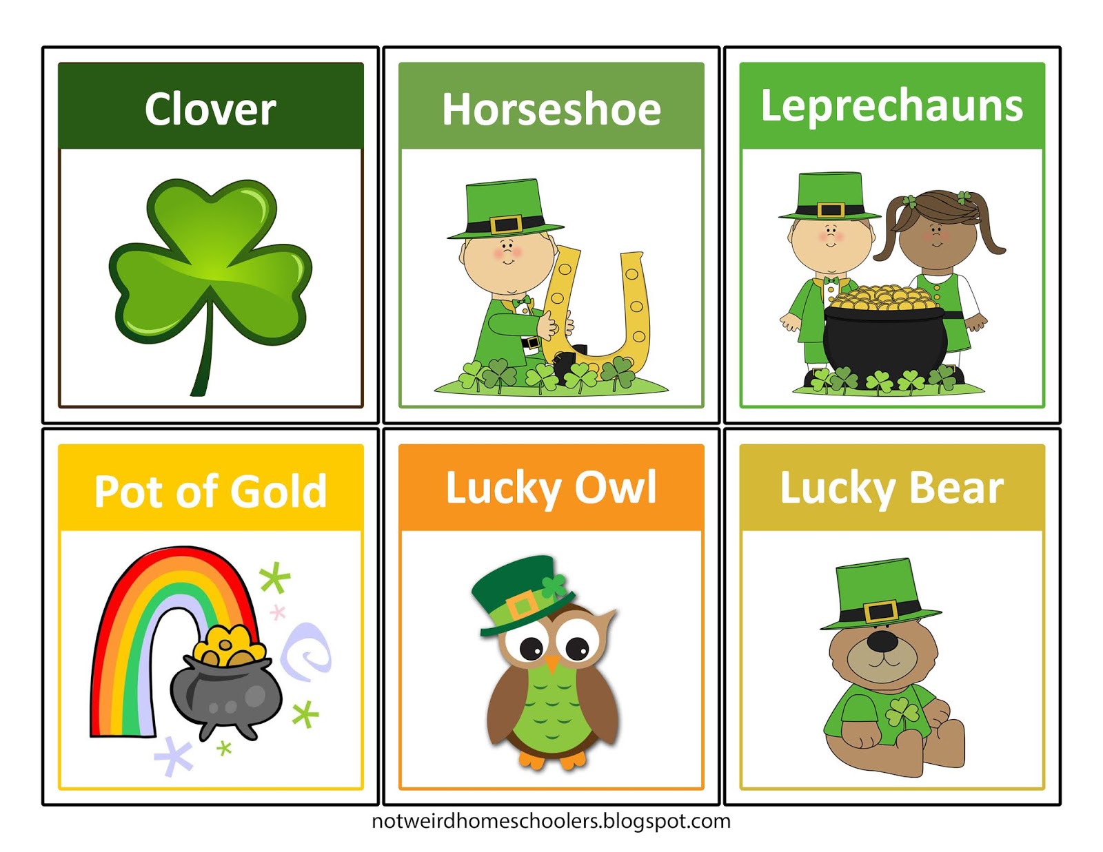 FREE HOMESCHOOLING RESOURCE!!! St. Patrick's Day Memory Match Card Game