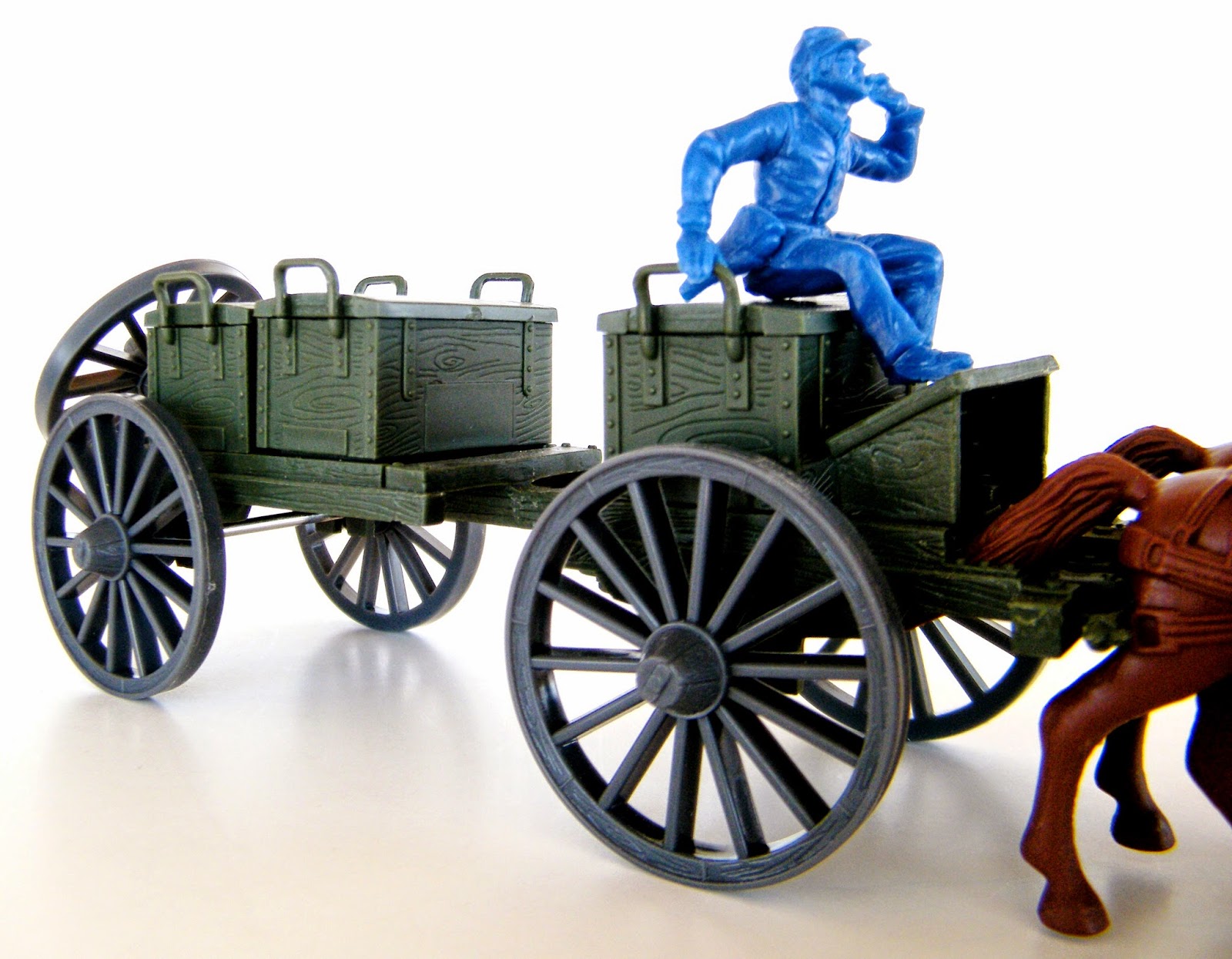 Toys and Stuff: Classic Toy Soldiers Union 6-Horse Limber, Caisson, 24 ...