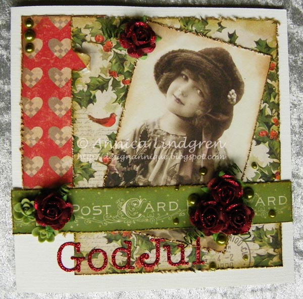 DesignAnnique: Julkort till Svensk Scrapbooking