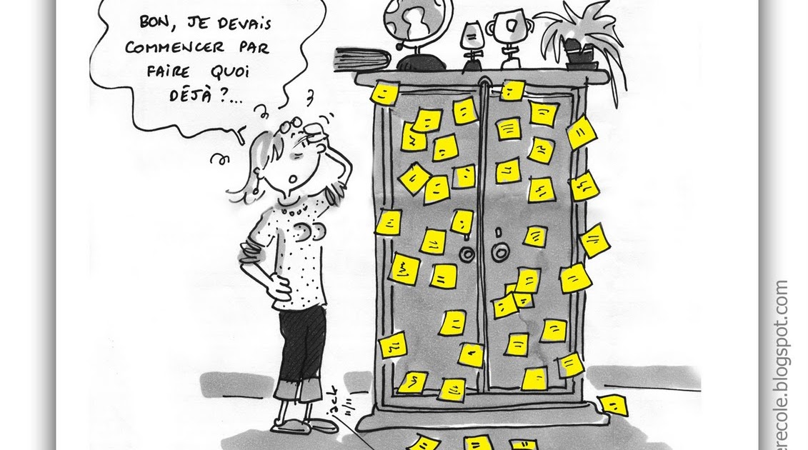 danger école: post it