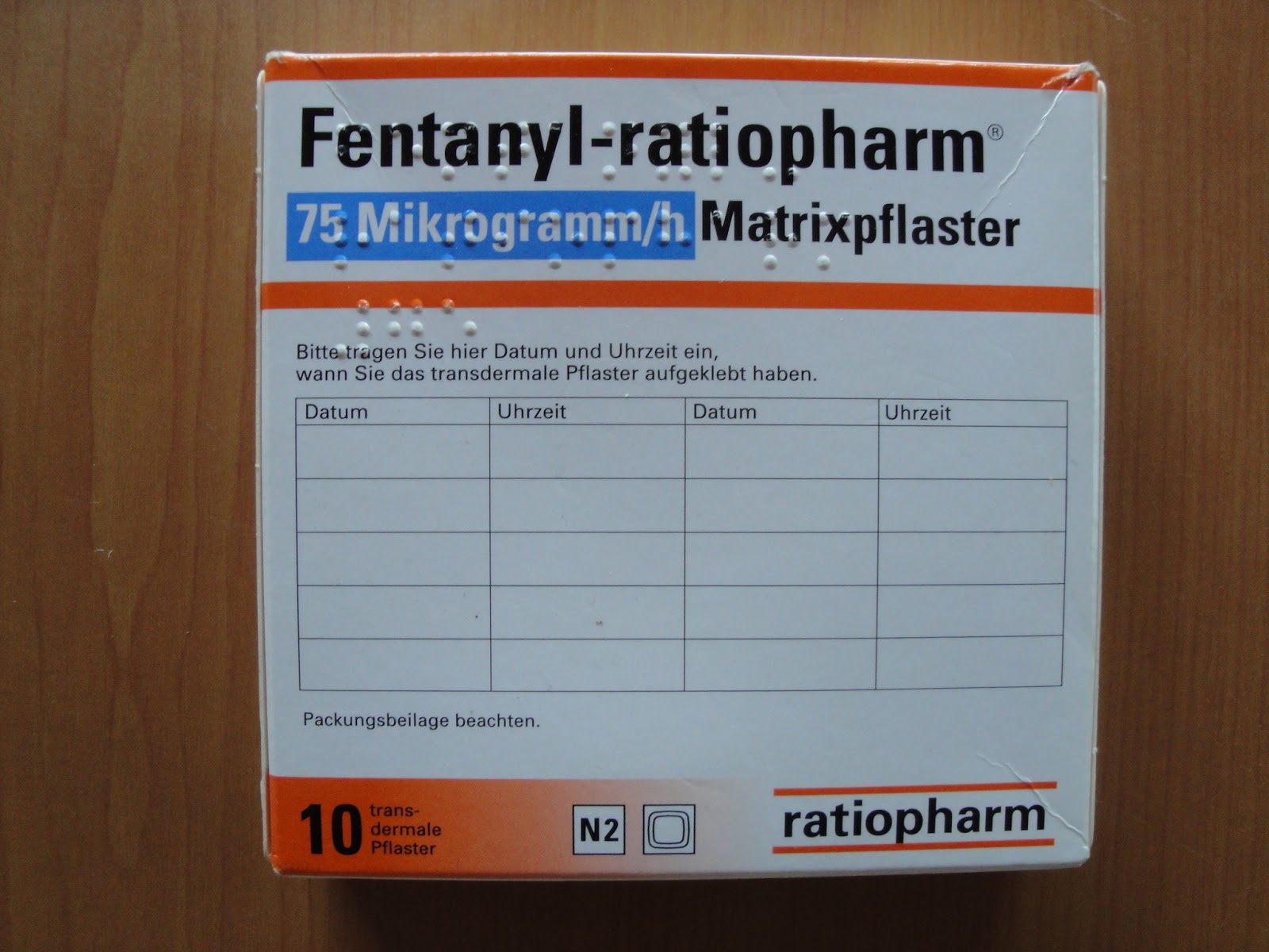 Tehnica medicala, medicamente si altele: Fentanyl-ratiopharm, plasture ...