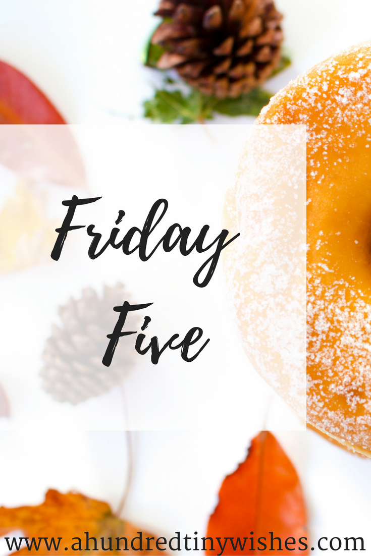 Friday Five | Five Favorites | a hundred tiny wishes
