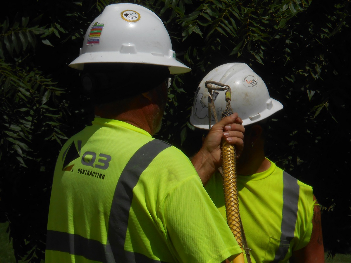 The Lucas Countyan: Sidewalk superintending the new gas line ....