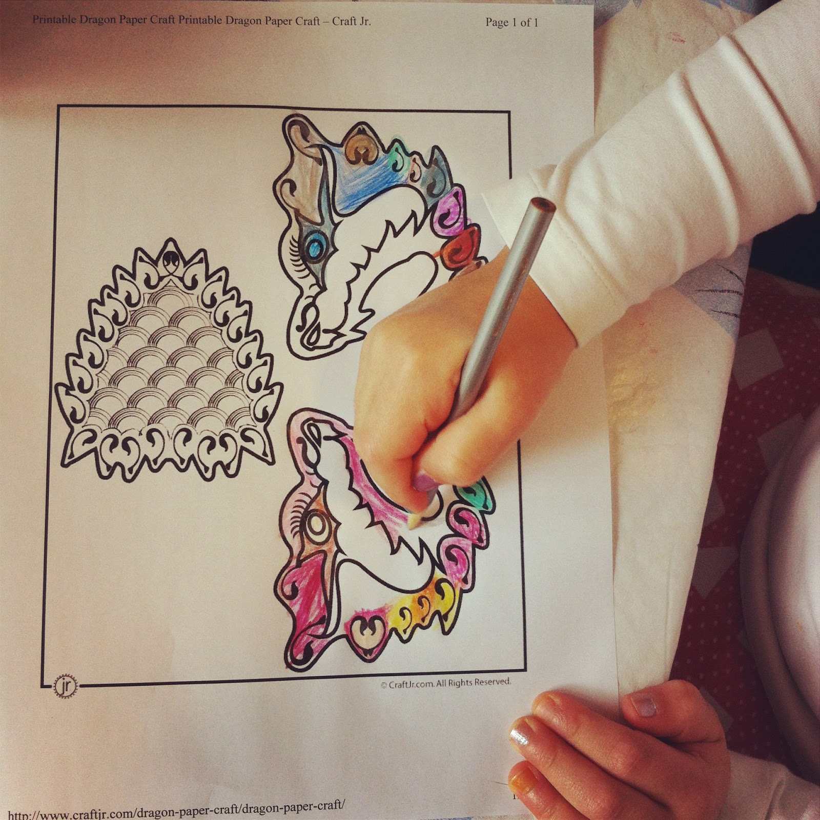 Paper Dragons! | Gettin' Crafty with Natalie