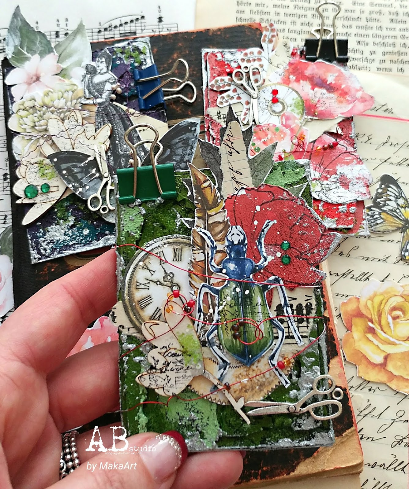 My journey through the mixed media world...: MM ATC Set "Natural Gallery"