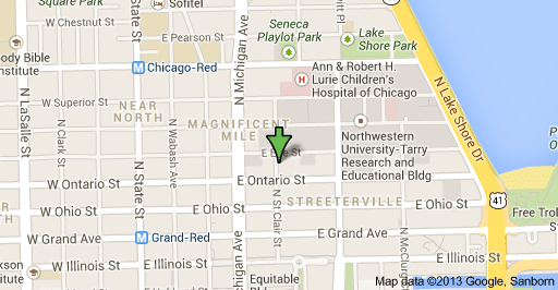 Where to stay in Chicago Neighborhood - Map Of Magnificent Mile Chicago ...
